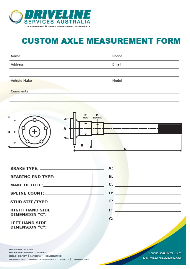 Measurement - Driveline Services Australia